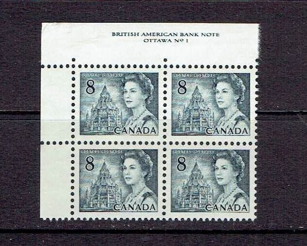 Canada - 1967 Eight Cent Centennial Upper Left Plate Block - Scott 544 ...