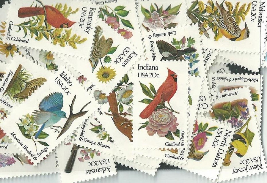 PCBstamps US #1953-2002 Sgls $10.00(50x20c)State Birds & Flower, MNH ... PCBstamps US #1953-2002 Sgls $10.00(50x20c)State Birds & Flower, MNH ...
