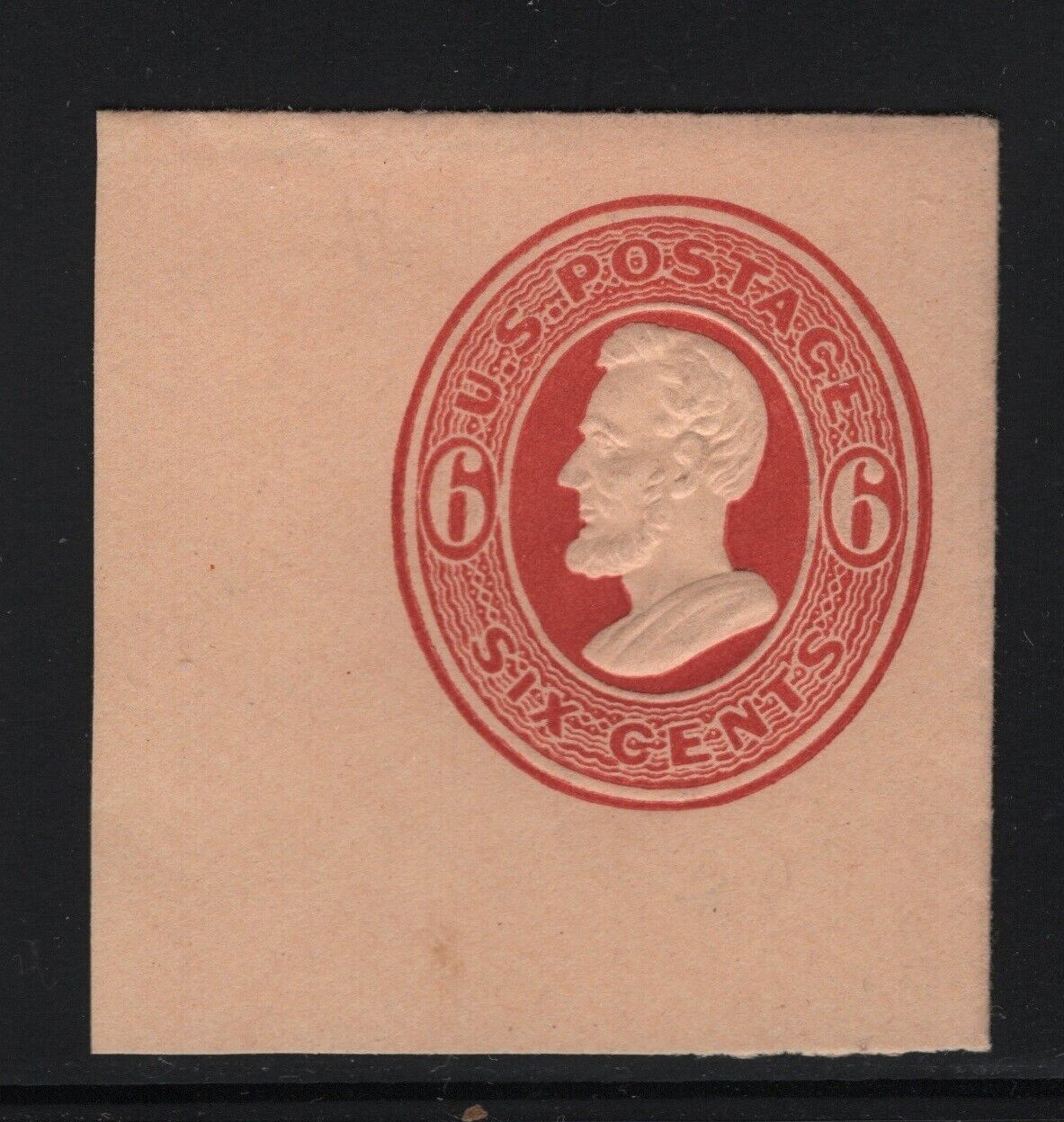 U87 XF unused full corner cut square with nice color cv $ 30 ! see pic ...