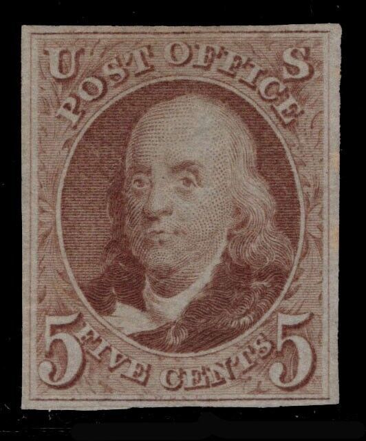 US Stamps #3 Reissue Imperf Unused LOT #85657** | United States ...