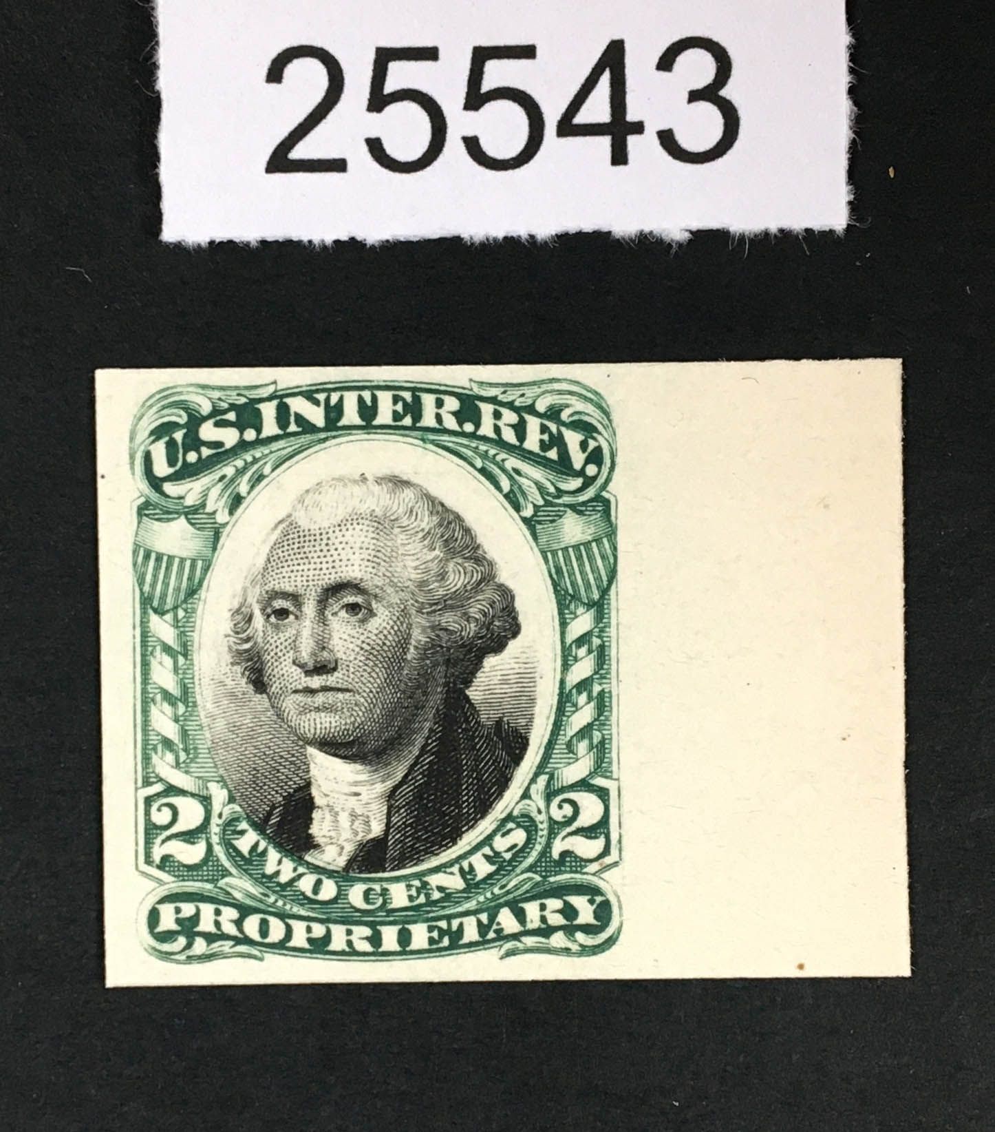 US Stamps # Rb2P4 Plate Proof on Card Revenue LOT #25543 | United ...