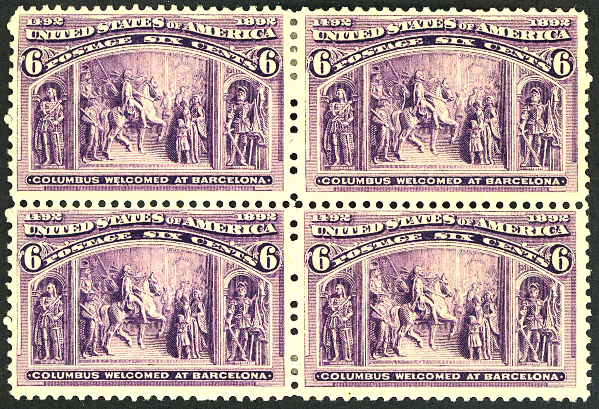 U.S. #235 Mint Block of 4 OG HR | United States, General Issue Stamp ...