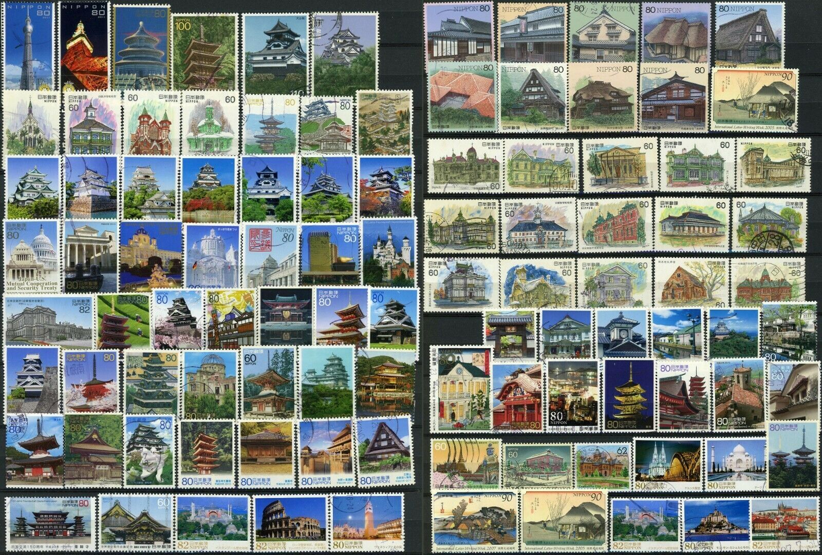 Japan Postage Asia Stamp Collection Topical Used J010 | Asia - Japan ...