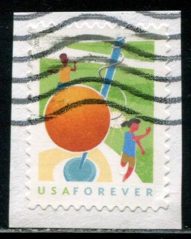 5632 (55c) Backyard Games SA, used on paper | United States, General ...
