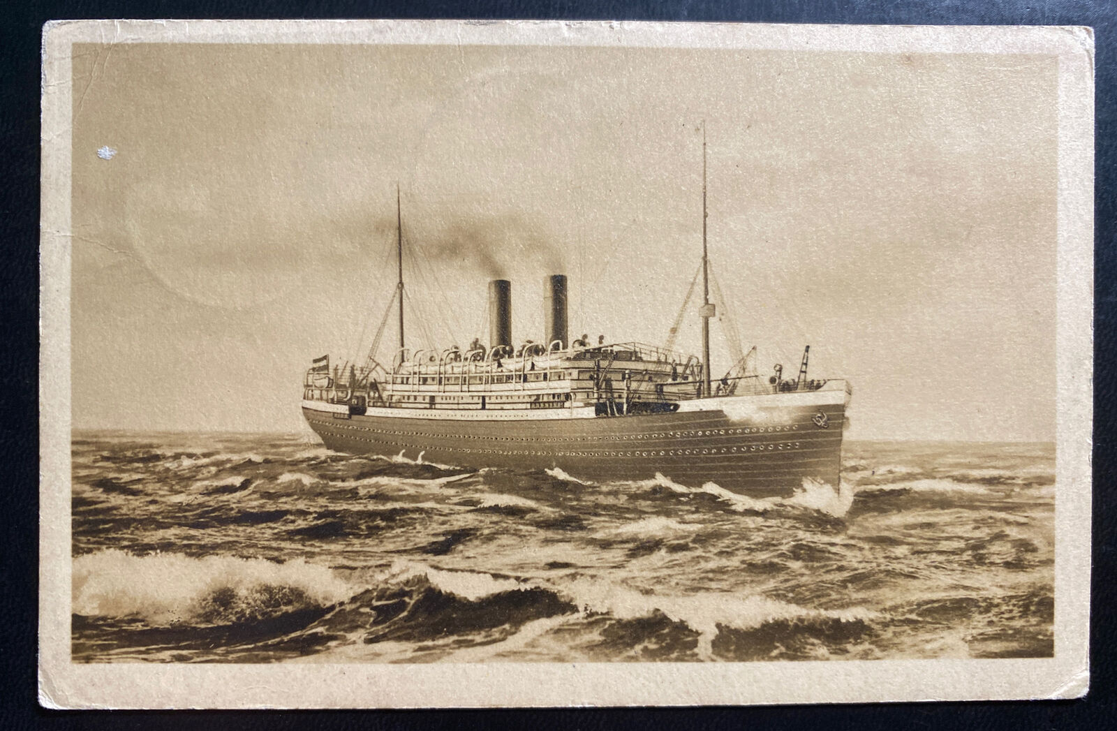 1912 Germany Paquebot Sea post Picture Postcard Cover SS Prince Alice ...