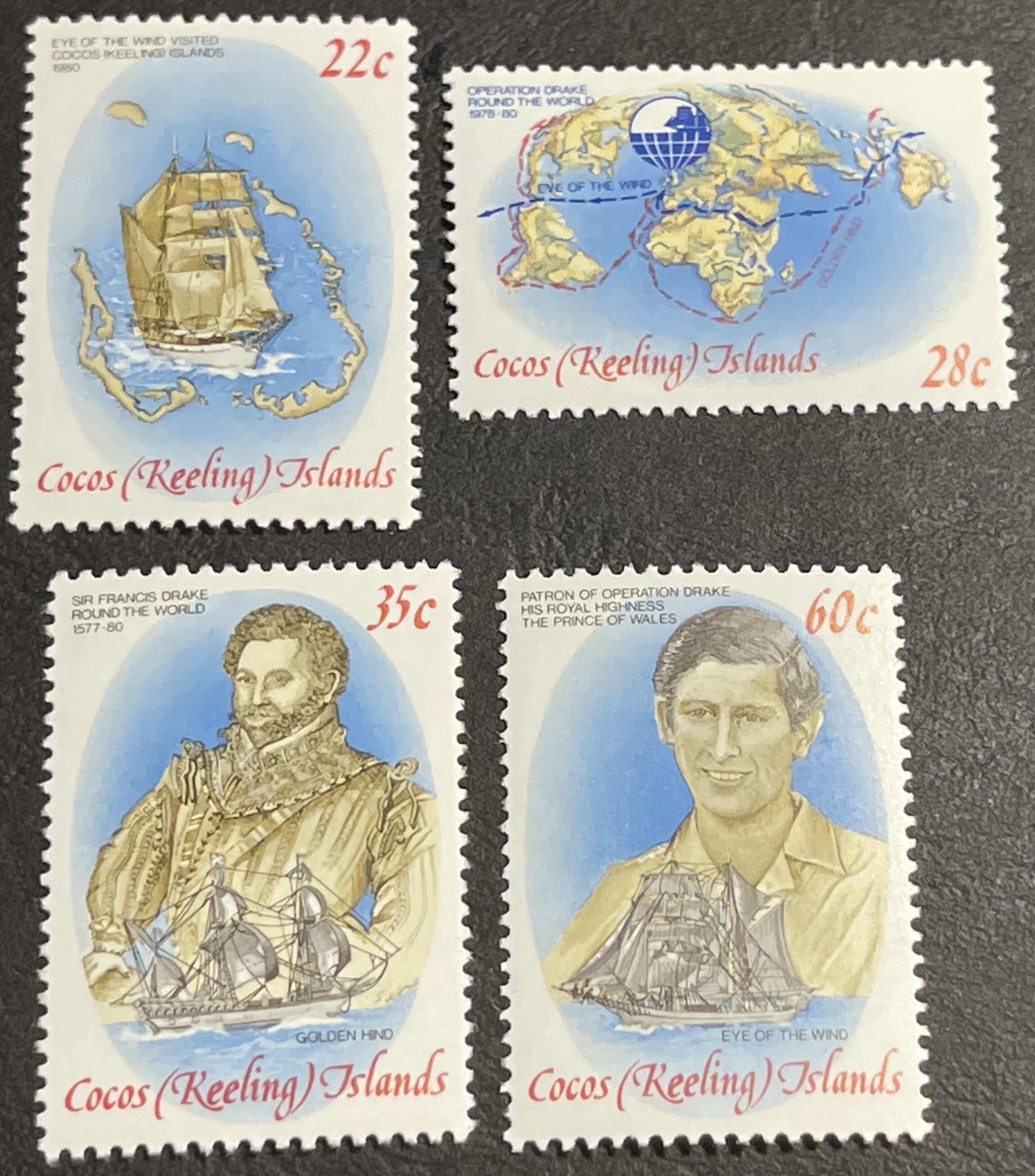 Cocos Islands # 61-64-Mint Never/Hinged---Complete Set----1980 ...