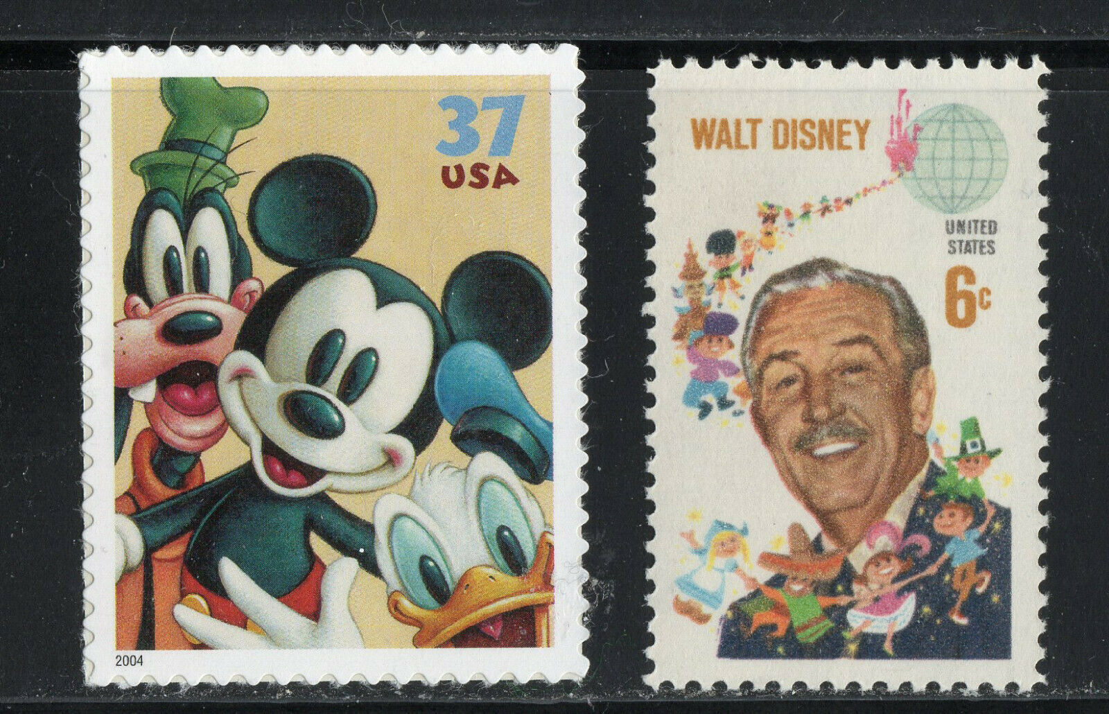 3865 * Mickey Mouse, Goofy, Donald Duck + Walt Disney * US Postage ...
