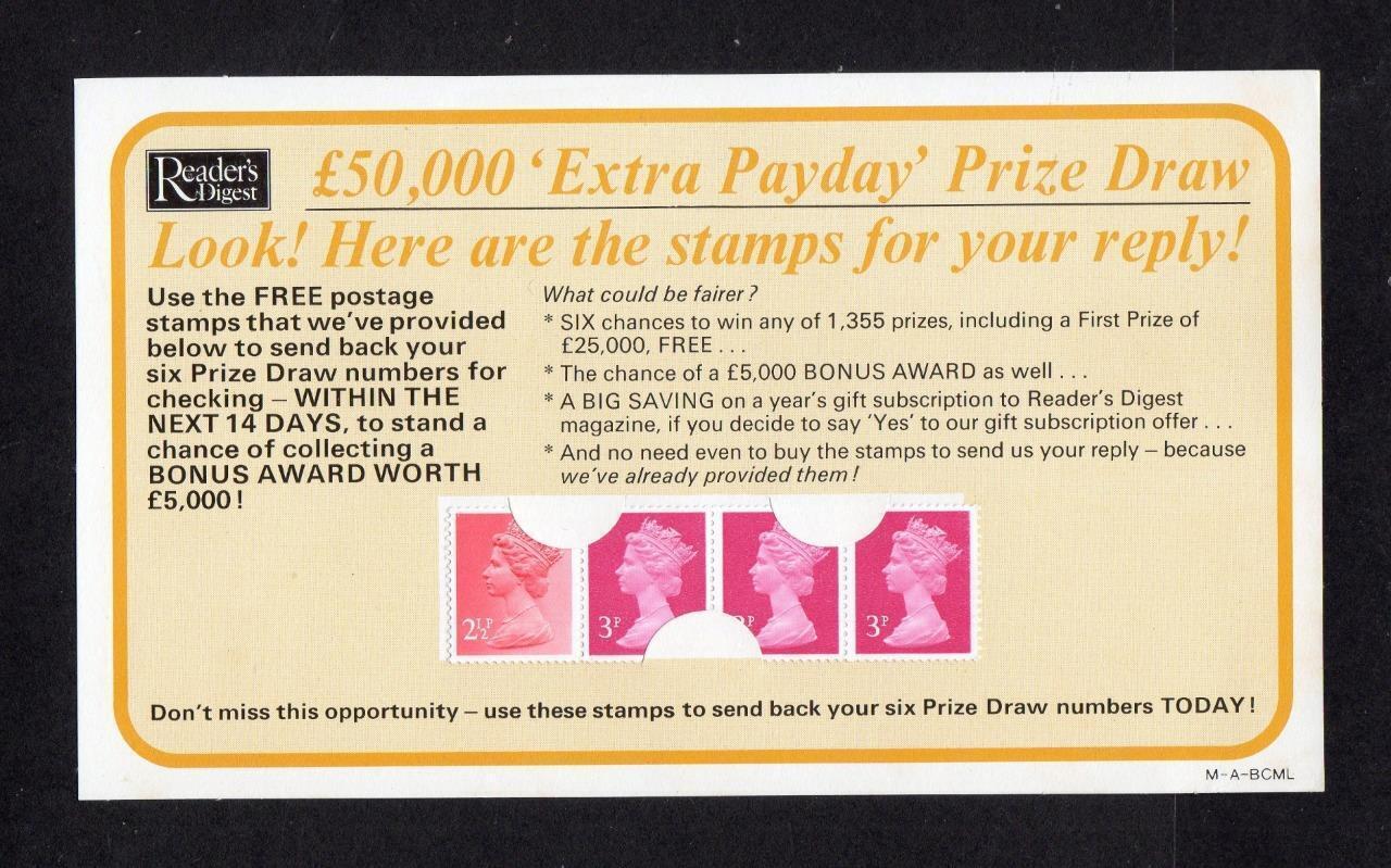 Reader's Digest Coil Strip on Reader's Digest Card (M-A-Bcml) | Great ...