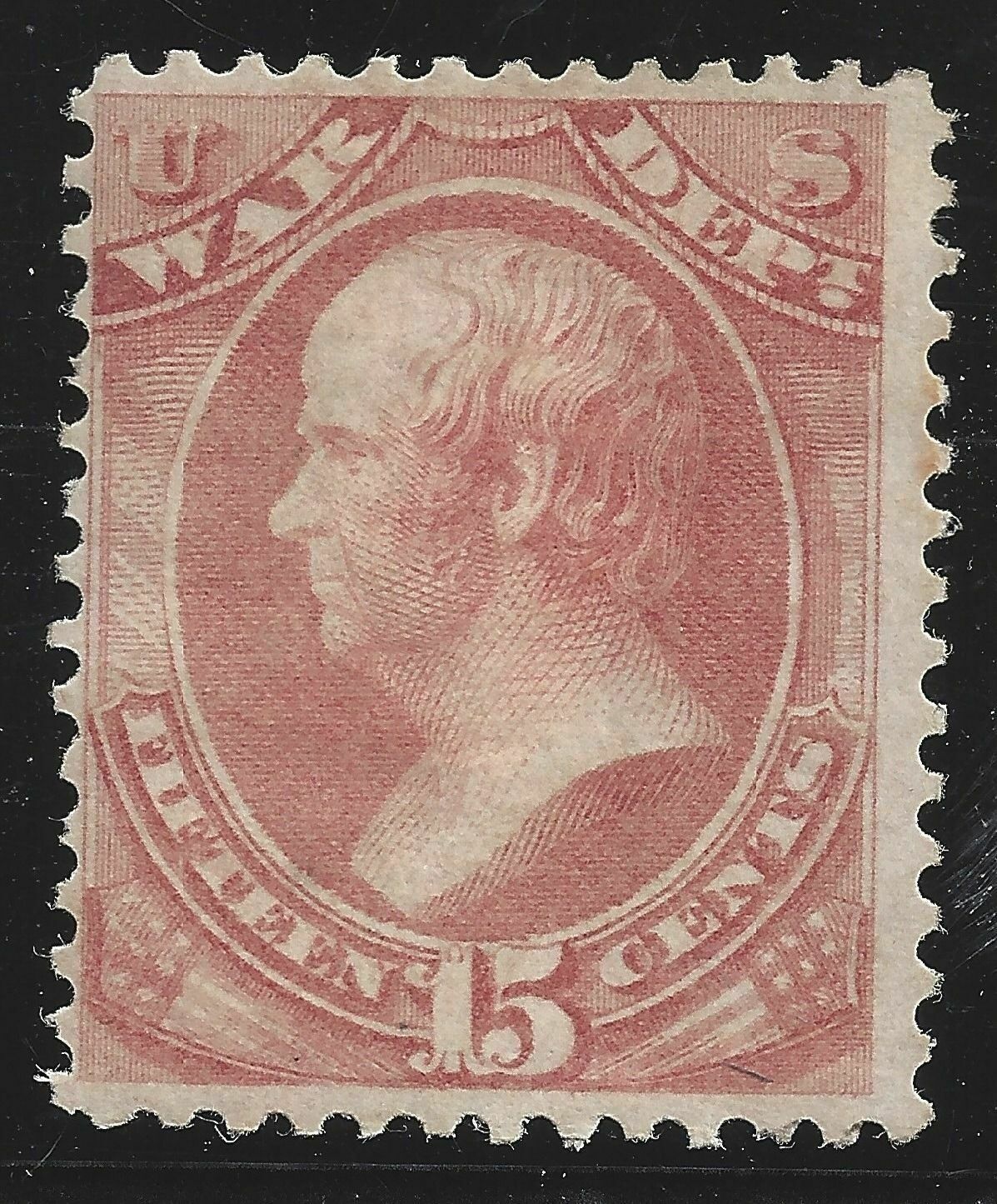 *O90, F-Vf, OG, Scott $85.00 | United States, Officials Stamp / HipStamp