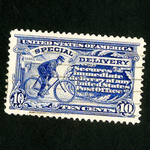 US Stamps # E8 Jumbo used gem | United States, Special Delivery Stamp ...