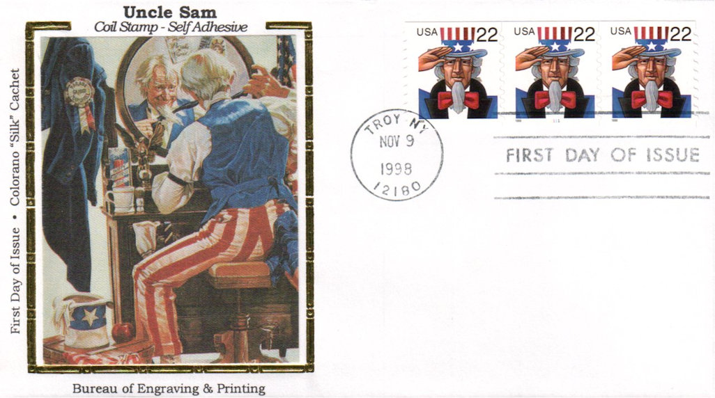 #3263 Uncle Sam PNC Colorano FDC | United States, Stamp / HipStamp