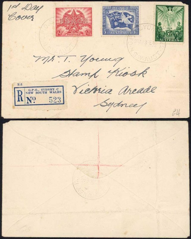 Australia 1945 Peace Set of Cover | Australia & Oceania - Australia ...