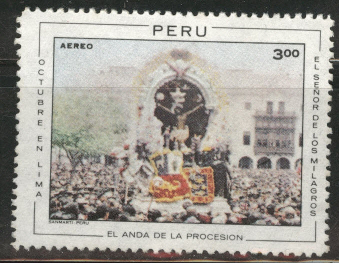 Peru Scott C298 Used Airmail stamp | Central & South America - Peru ...