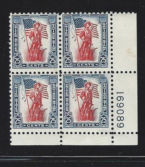 United States Plate Block gum is disturbed see scan mnh SC S6 | United ...