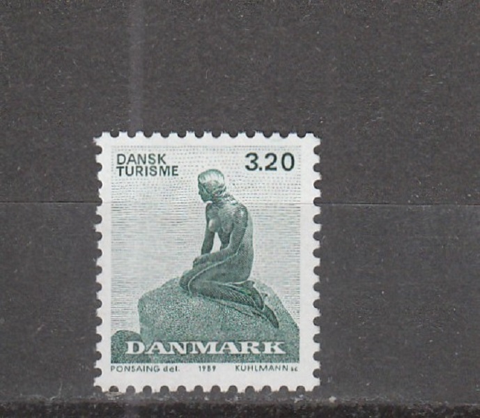 Denmark Scott# 865 MNH (1989 Little Mermaid Sculpture) | Europe ...