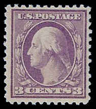 U.S. #501 MNH; 3c Washington - Type I (1917) | United States, General ...