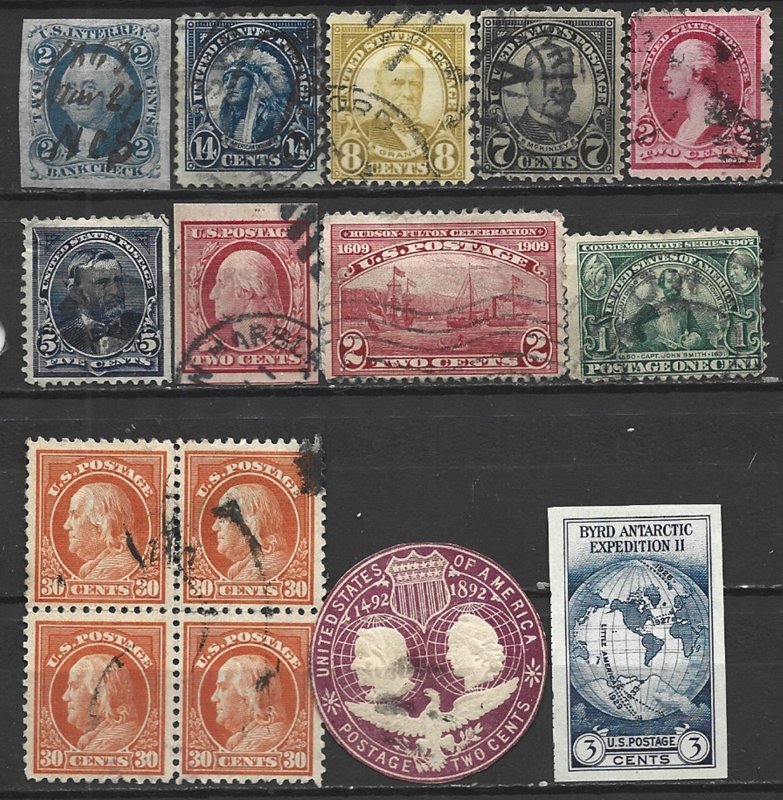 Collection LOT 16655 USA 15 Stamps 1862+ Cv+$26 | United States ...