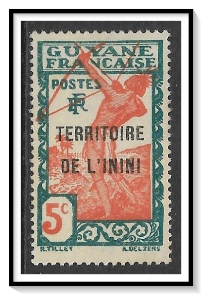 Inini #5 Carib Archer Overprinted NG | Europe - France & Colonies ...