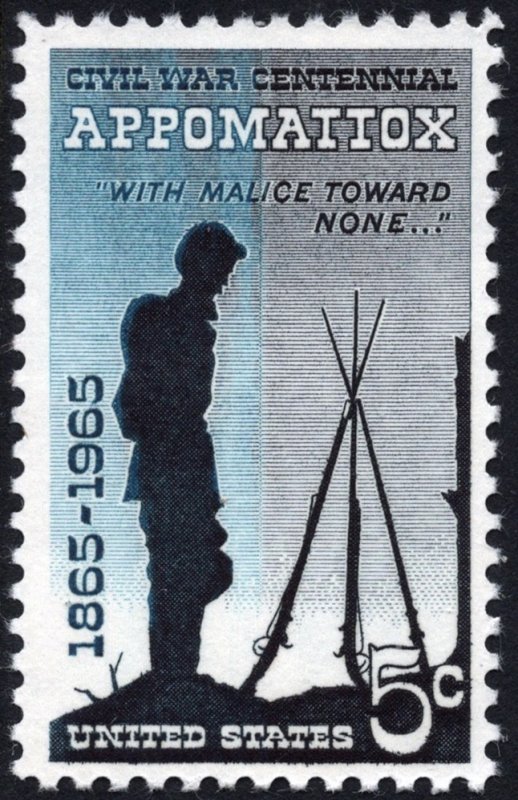 SC#1182 5¢ Civil War Centennial Issue: Appomattox (1965) MNH | United ...