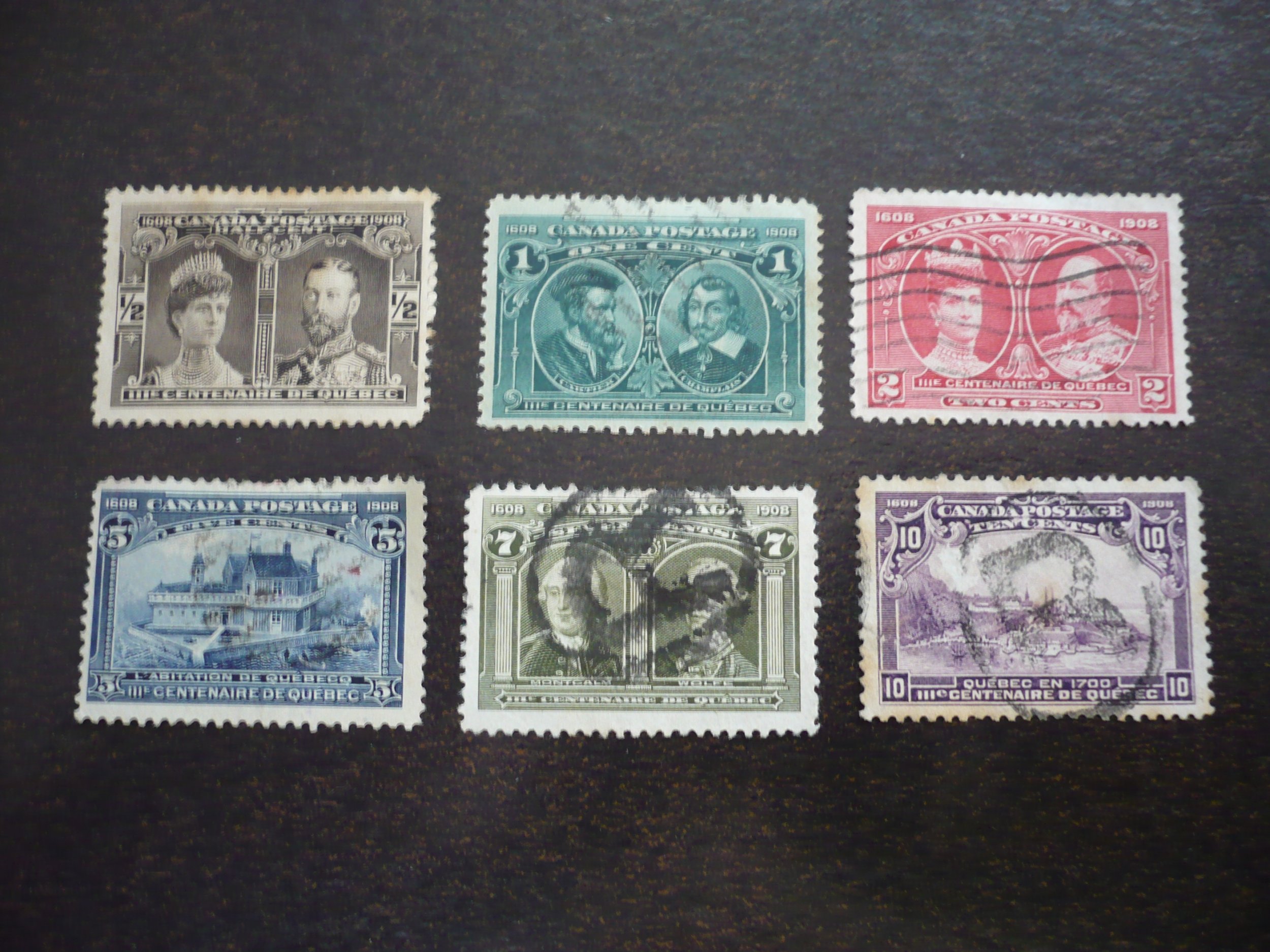Stamps - Canada - Scott# 96-101 - Used Part Set of 6 Stamps | Canada ...