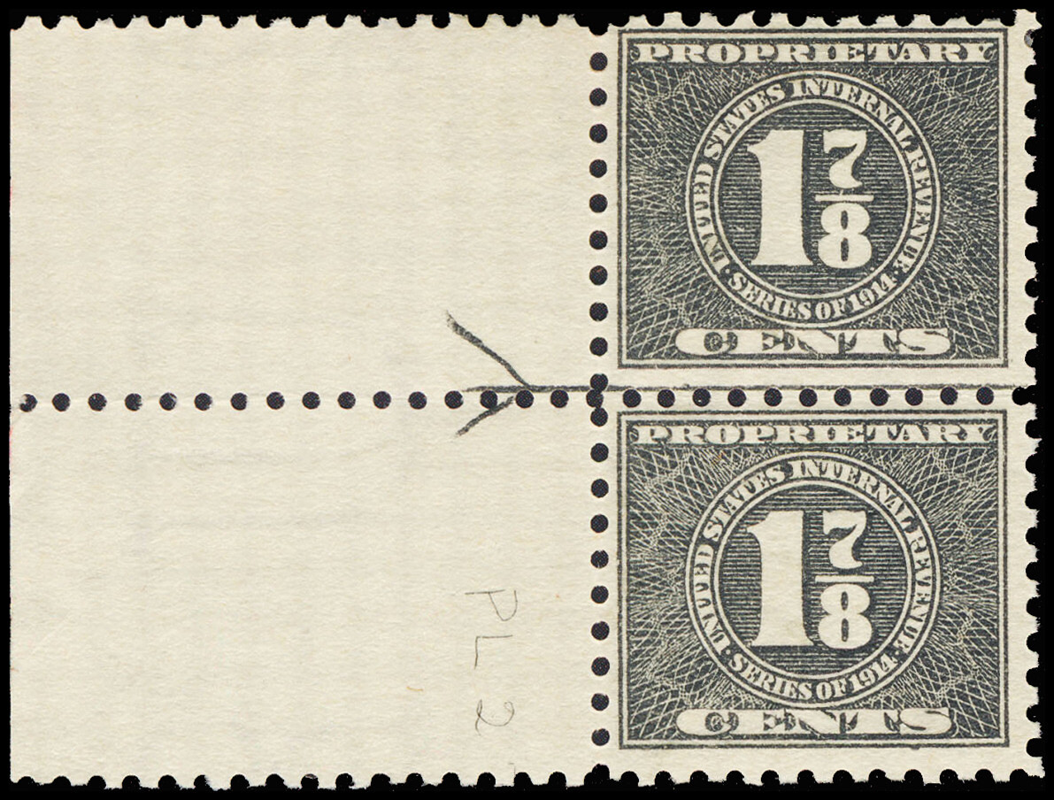 U.S. REV. Proprietary Rb52 Mint (ID # 118015) | United States, Revenues ...