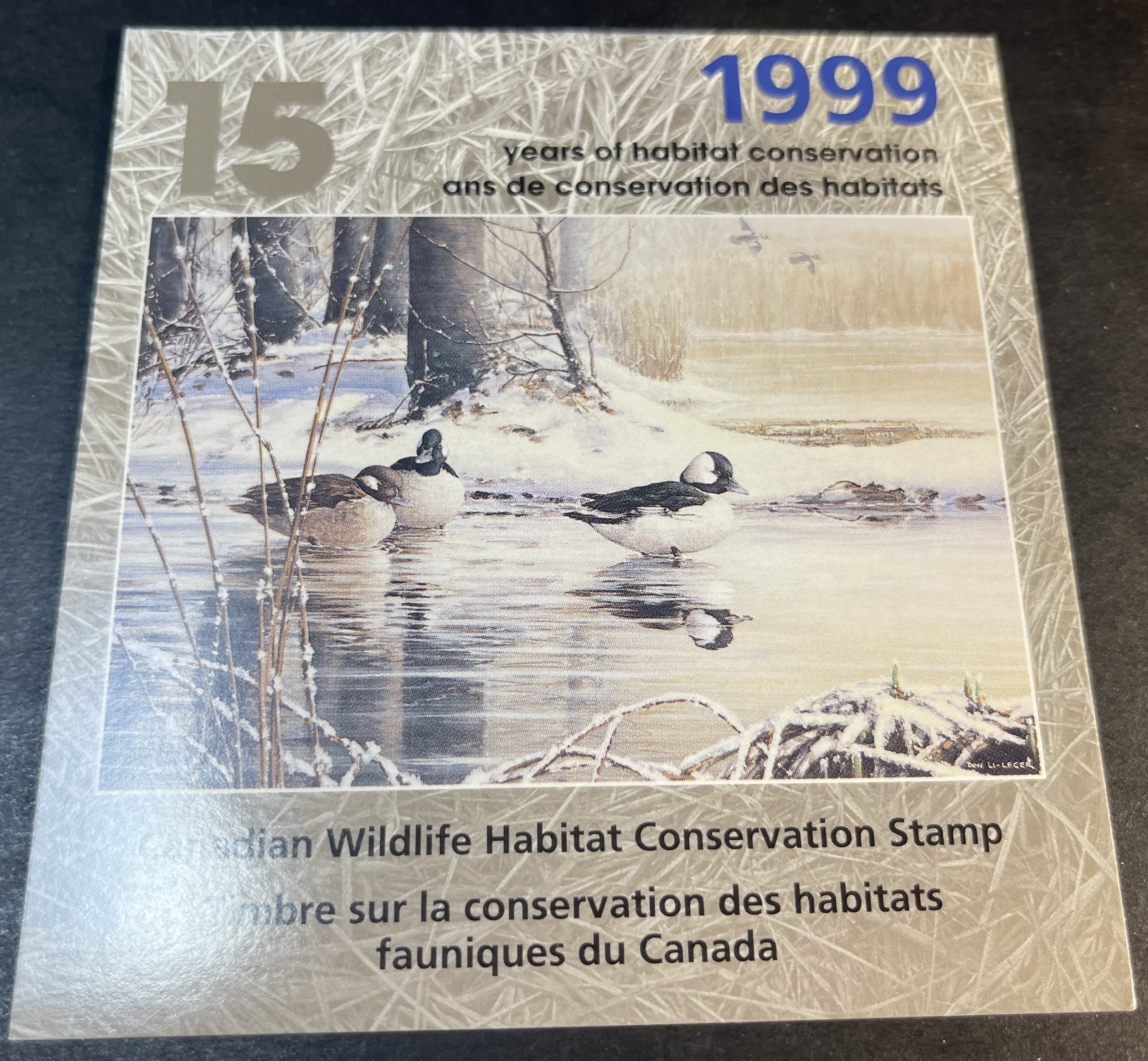 Canada # Fwh15--Mint Never/Hinged--Complete Booklet of 1--Duck Stamp ...