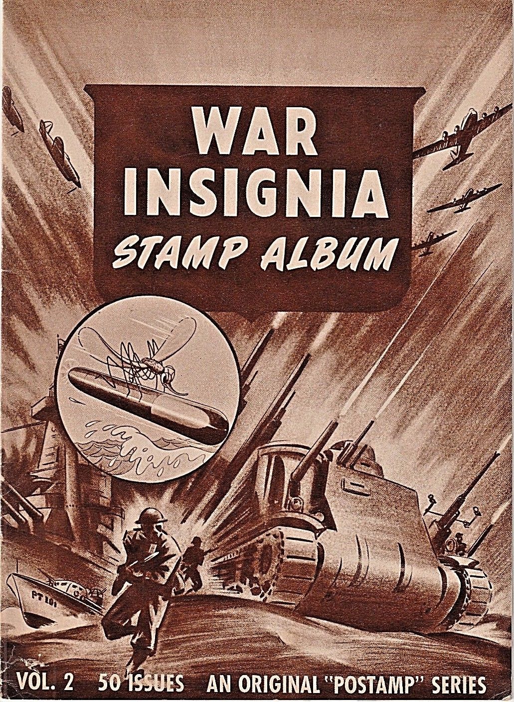 Rare WW2 US Forces Insignia, Complete sheet of 51 US Poster Stamps ...