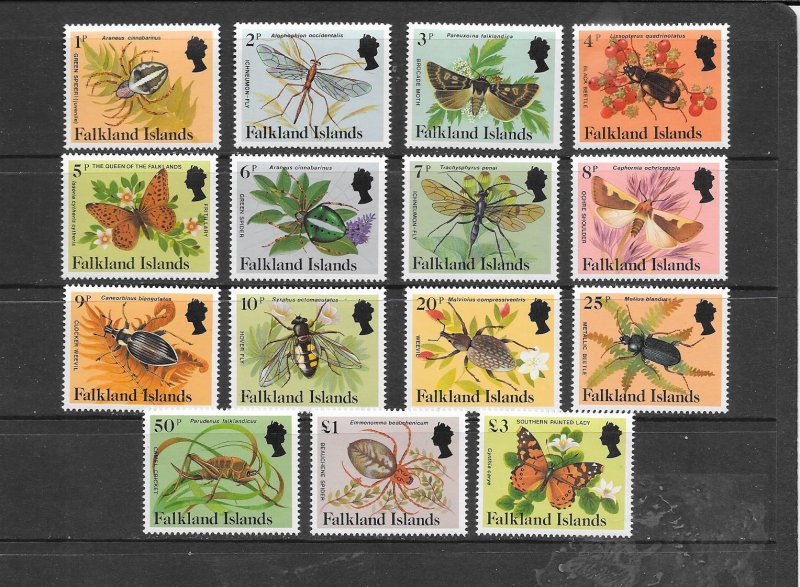 Falkland Islands #387-401 Flora & Insects MNH | Worldwide - South ...