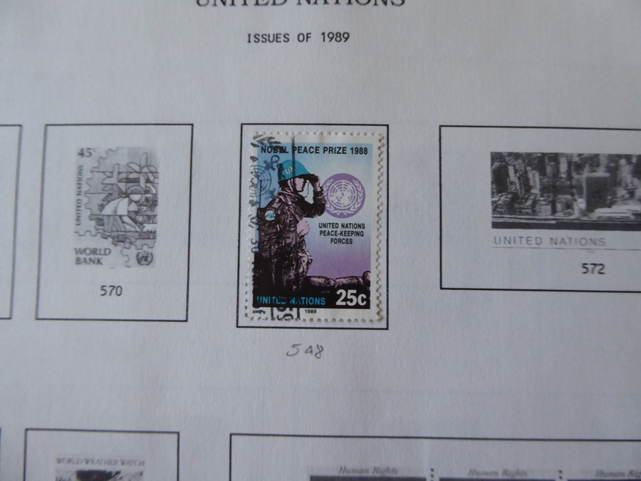 United Nations to 1988 Stamp Collection on Album Pages | Worldwide ...