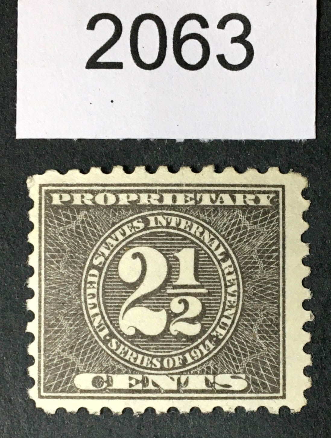 US Stamps # Rb38 Revenue Mint OG H CAT. $19 LOT #2063 | United States ...