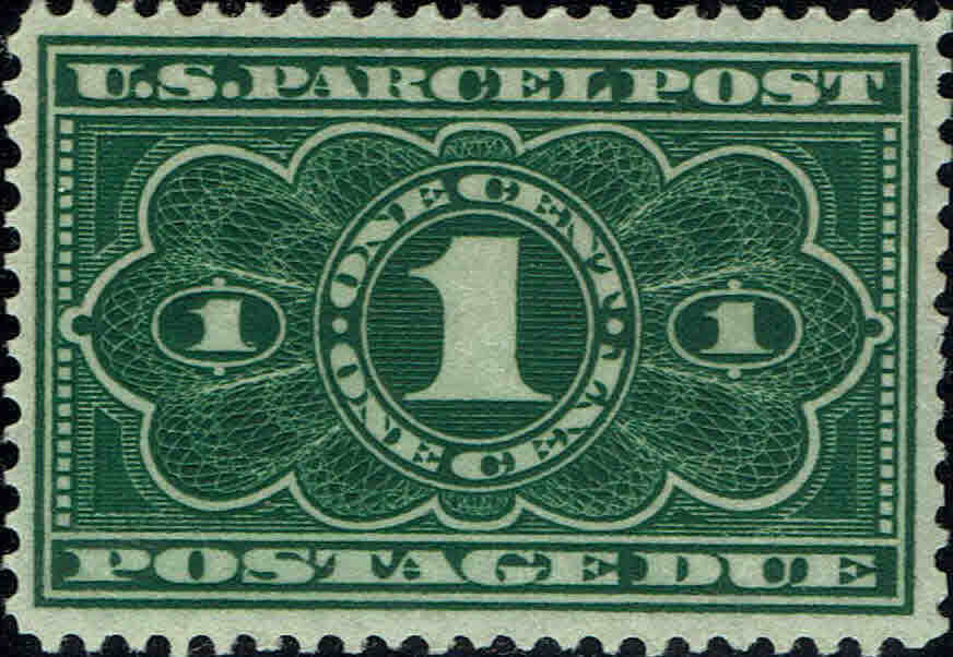 #JQ1 1913 1 CENT PARCEL POST POSTAGE DUE ISSUE MINT-OG/HINGED--VF/XF ...