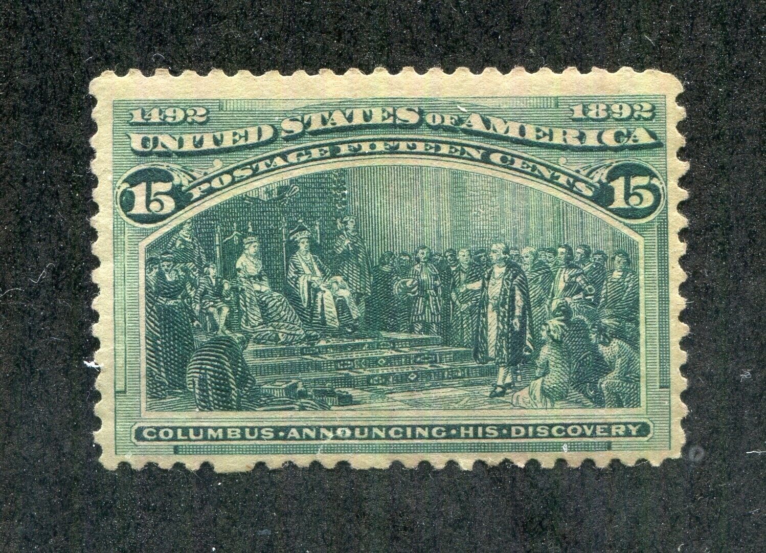 US Scott 238-1893-15 Cent Columbian Mint/H/OG/ F-Vf | United States ...