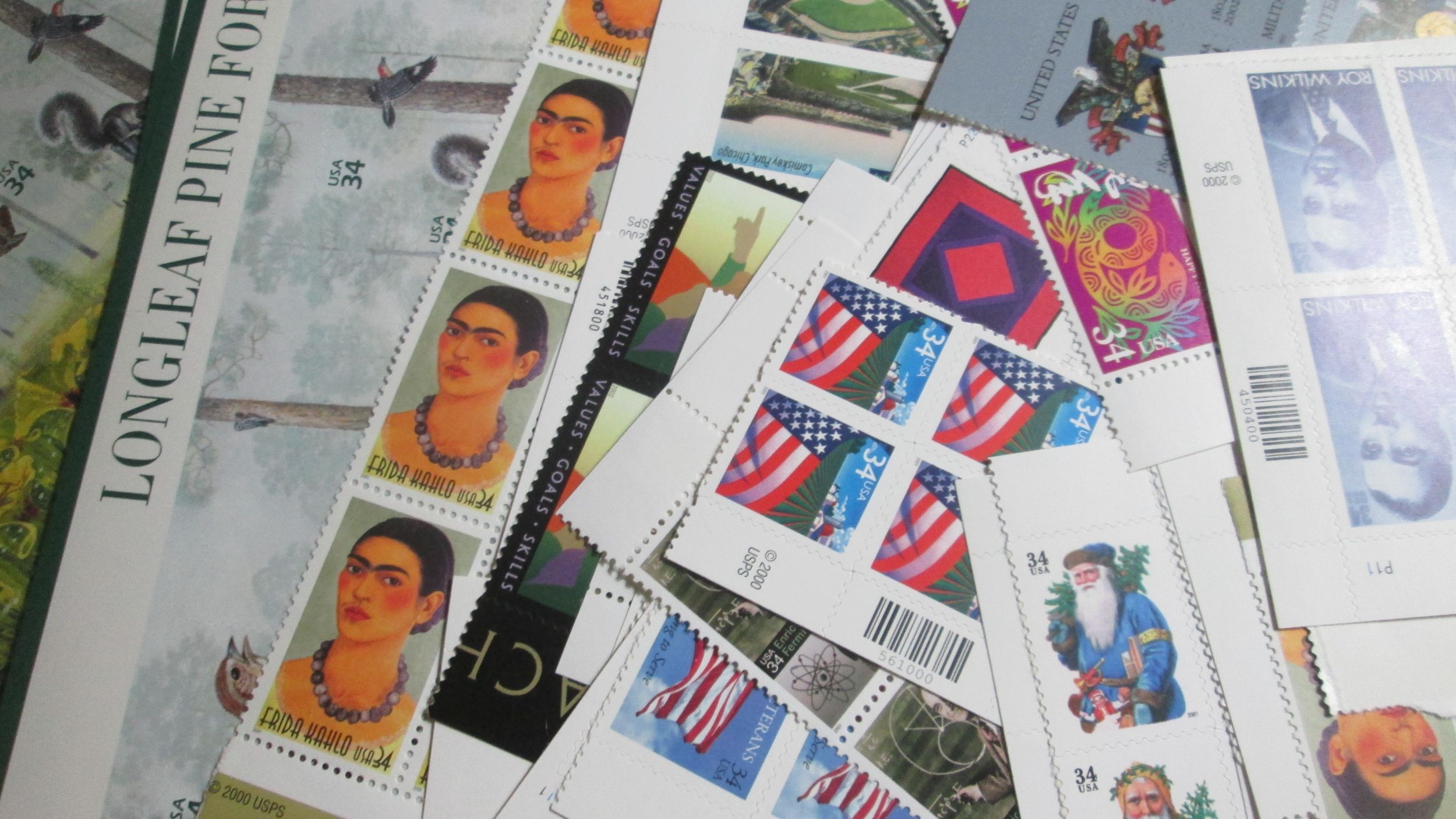 Discount Postage 248x 34c US Postage Stamps MNH Face $84.32 | United ...