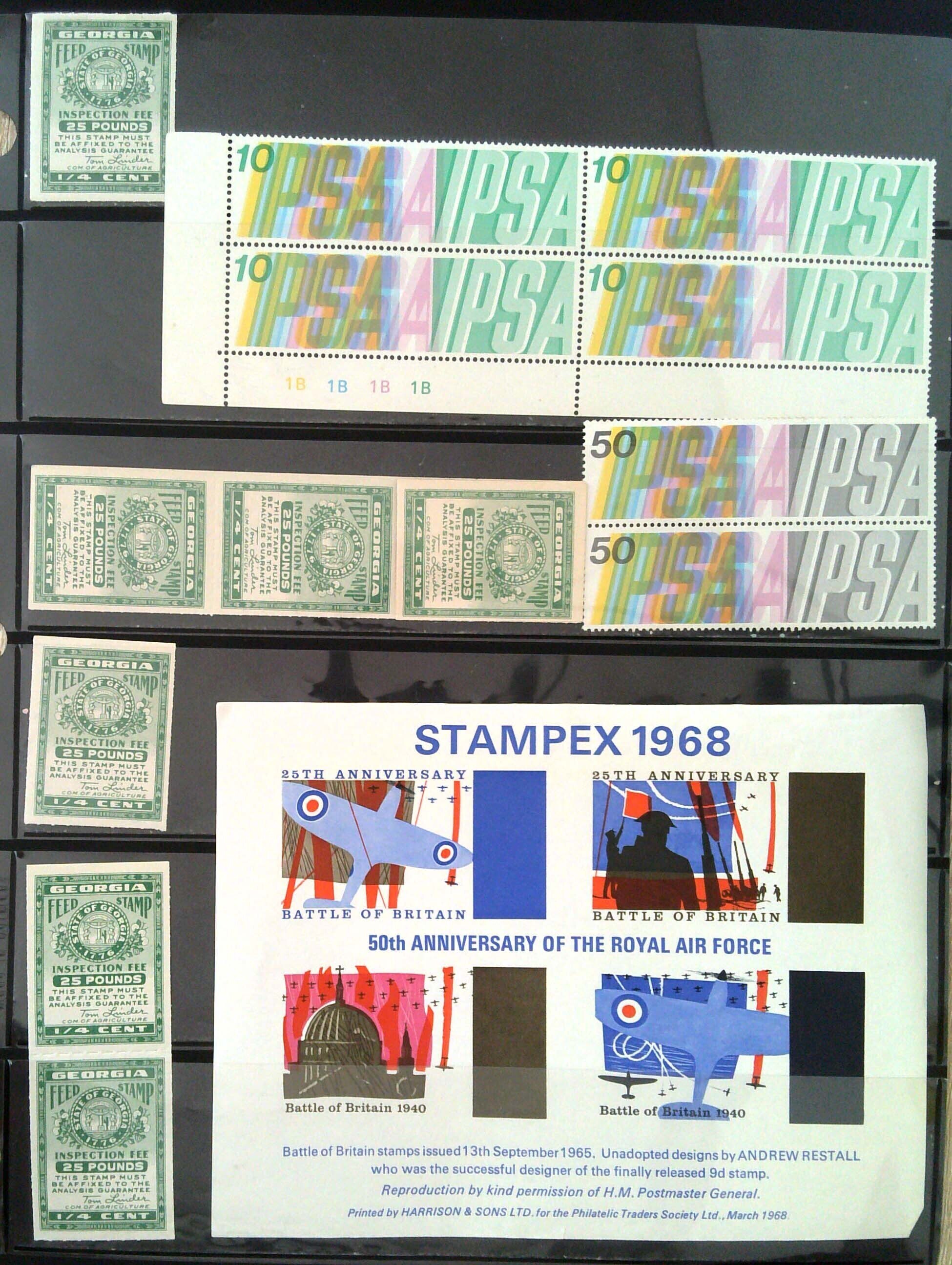 Various stamps and labels lot | United States, Stamp / HipStamp