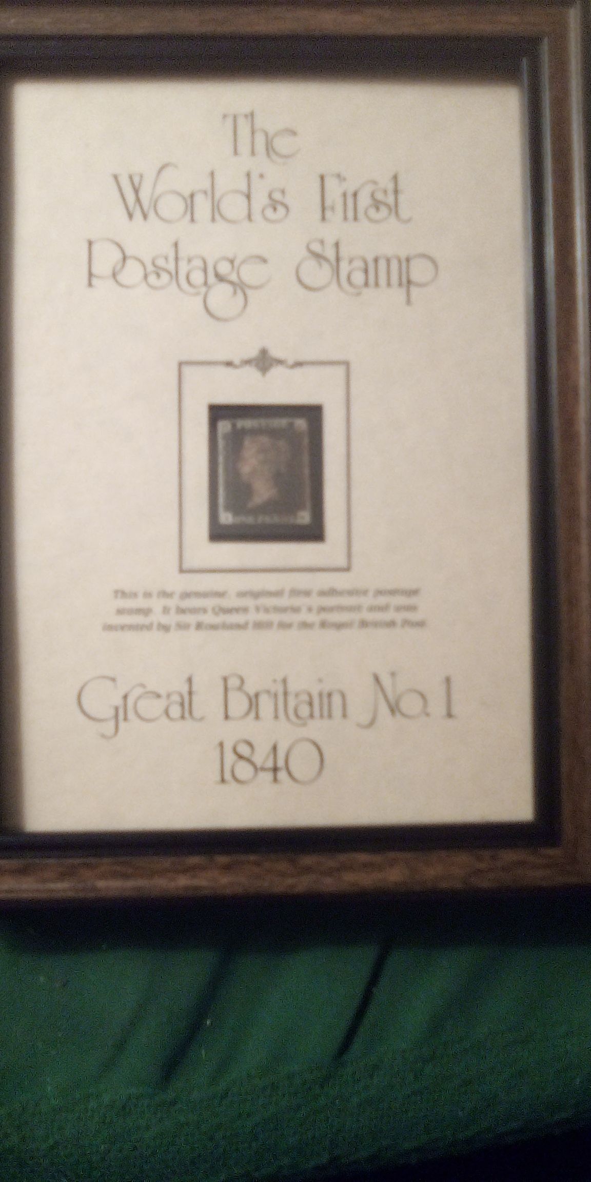 Great Britain First Black Penny stamp | Great Britain, General Issue ...