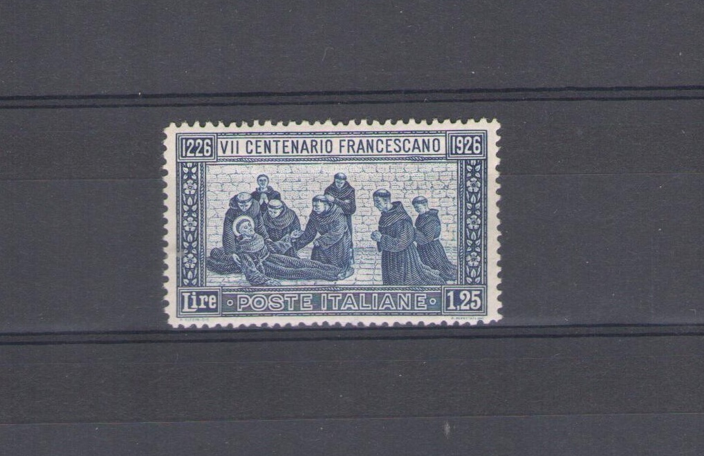 1926 Italy - Kingdom, 7 Centenary Death of St. Francis, No. 196 ...