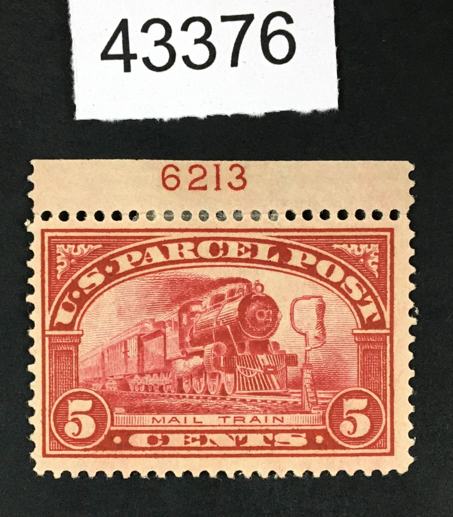 US Stamps # Q5 Mint OG H Plate Single LOT #43376 | United States ...