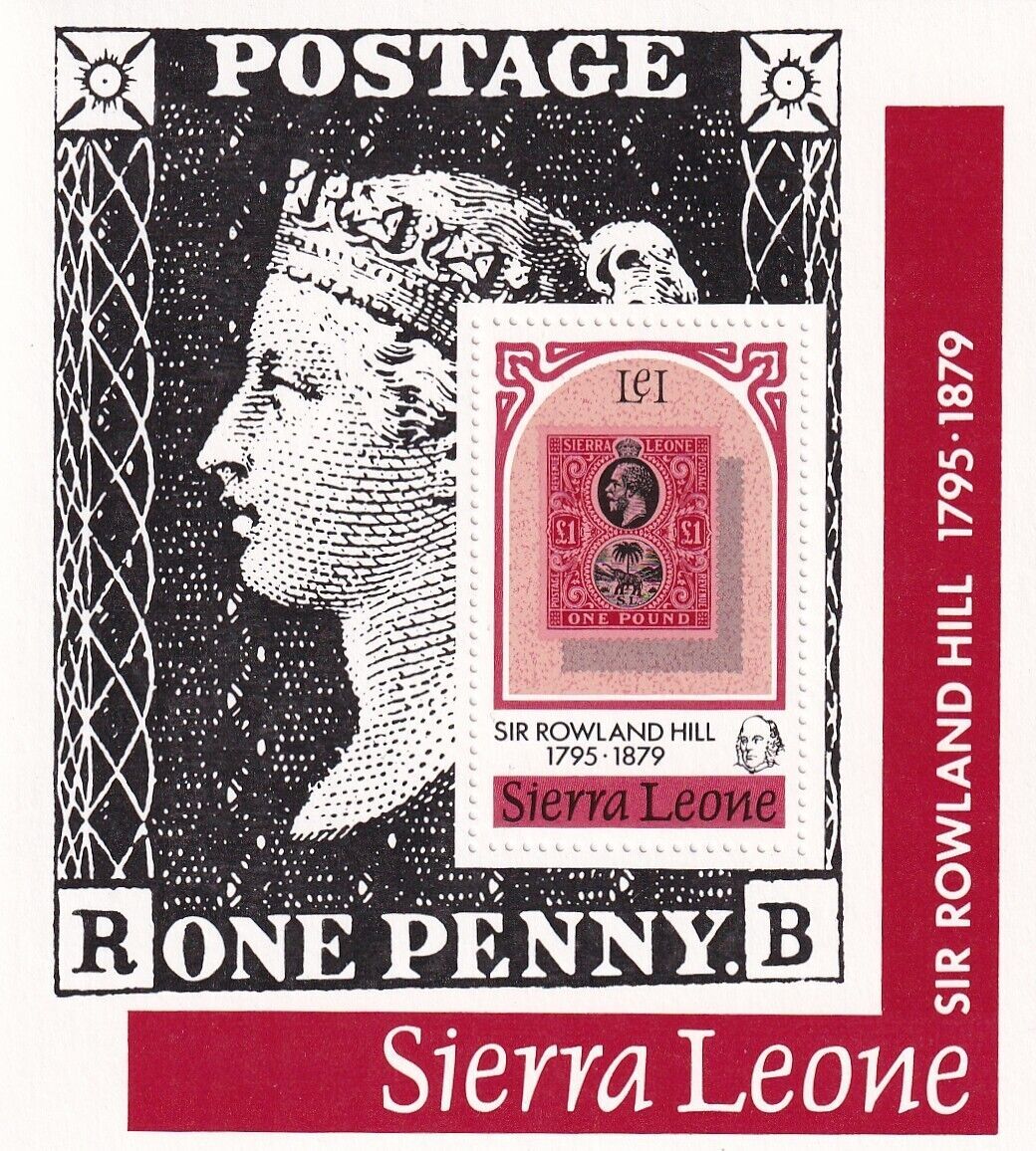 SA17c Sierra Leone 1979 Centenary death of Sir Rowland Hill mint ...