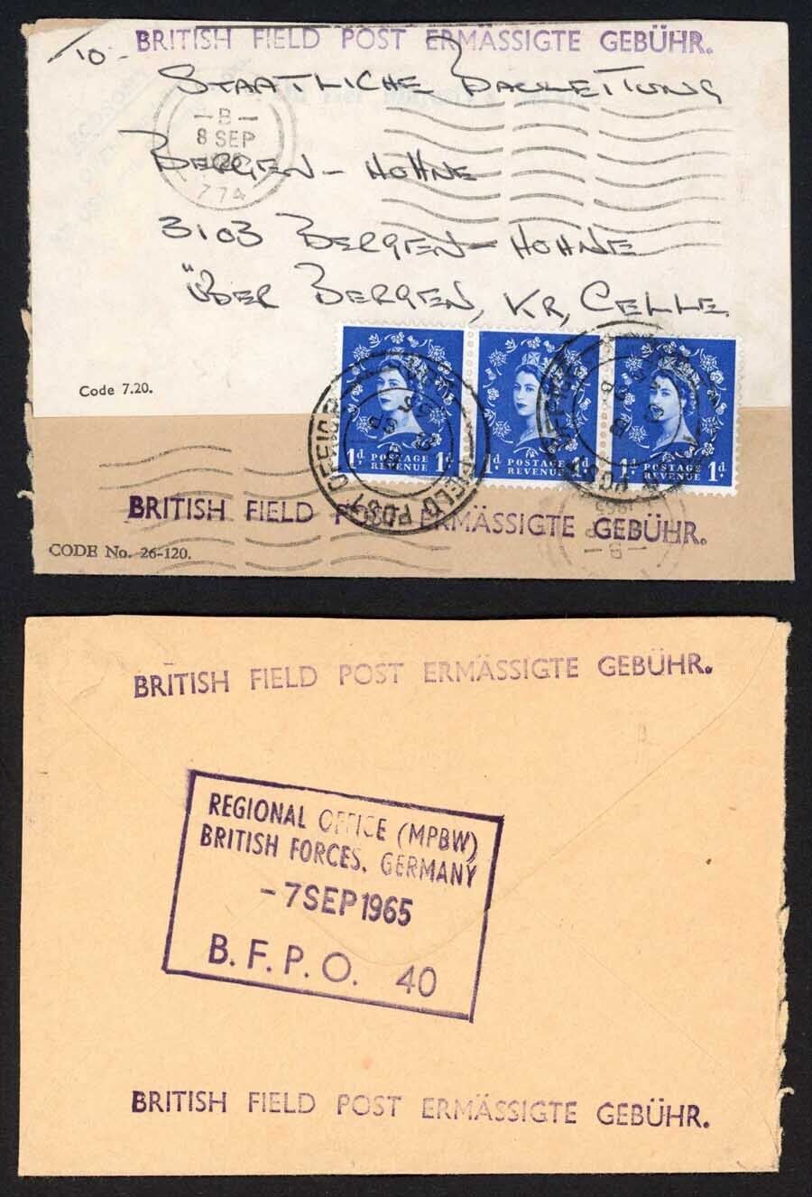 British Field Post Office in Germany | Europe - Germany & Colonies ...
