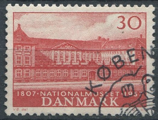 Denmark Sc#363 Used, 30o dl red, National Museum 1957 (1957) | Europe ...