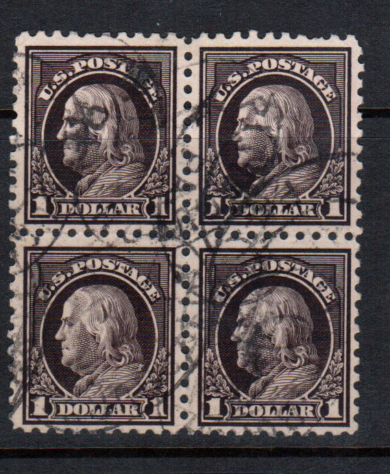 USA #460 Very Fine Used Rare Block | United States, General Issue Stamp ...