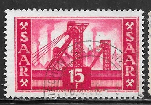 Saar 242: 15f Mine Shaft, used, F-VF | Europe - Germany & Colonies ...