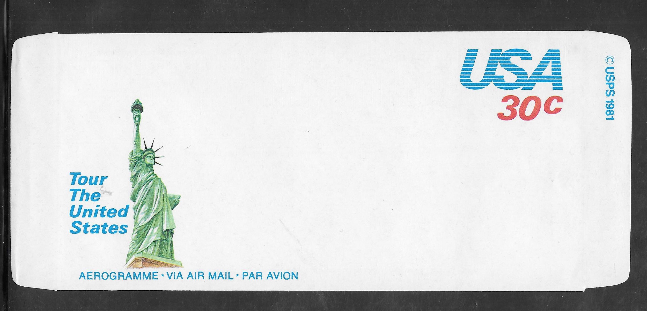 Just Fun Cover #UC54 Tour the US Unused AEROGRAM (my5964) | United ...