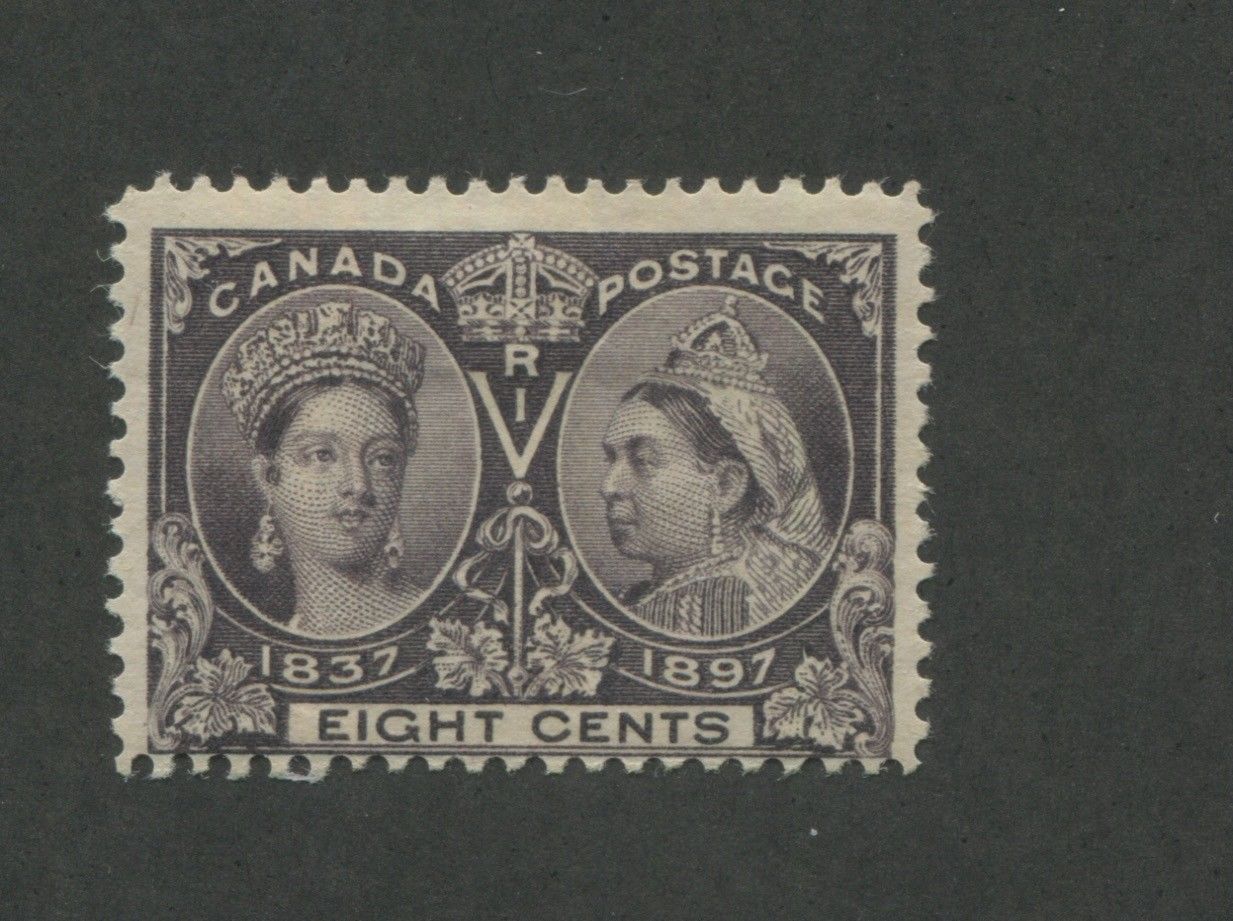1897 Canada 8 Cent Postage Stamp #56 Mint Previously Hinged Fine ...