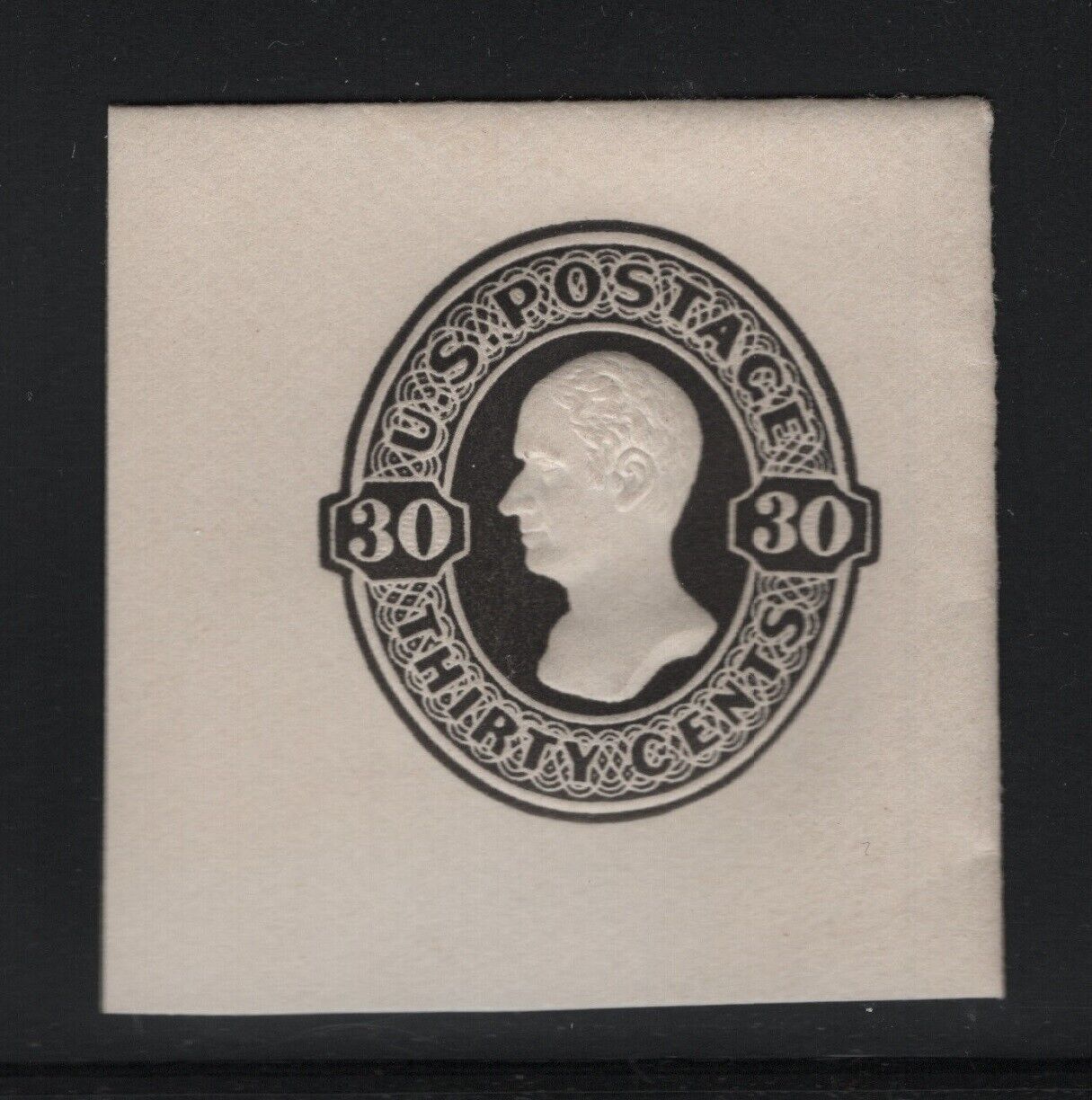 U204 XF unused Full corner cut square with nice color cv $ 55 ! see pic ...