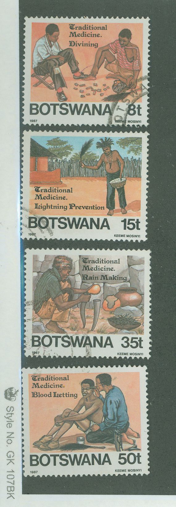 Botswana #393-396 Single (Complete Set) | Africa - Botswana, General ...