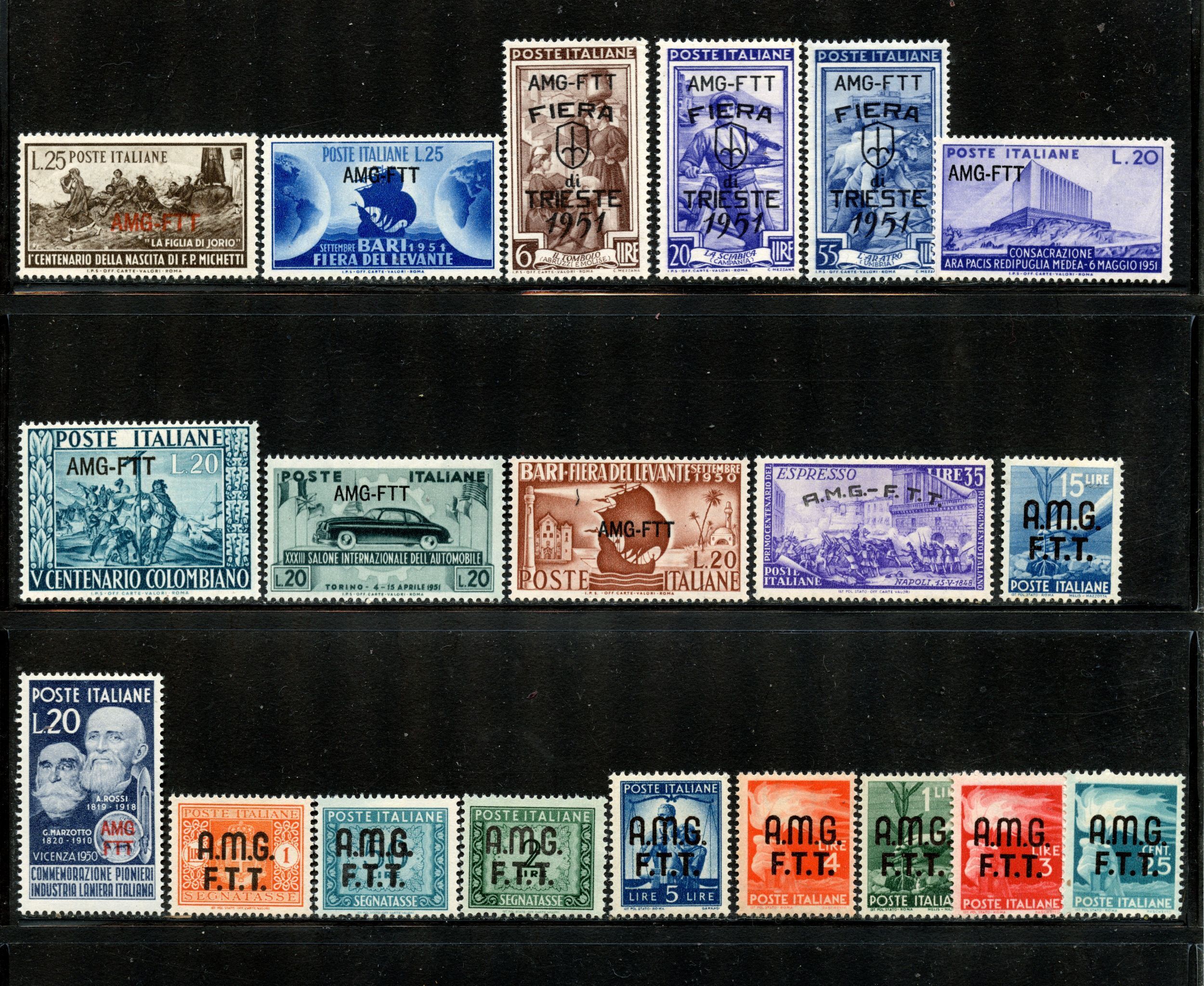 Trieste lot Mint Hinge. (20) | Europe - Italy, General Issue Stamp ...