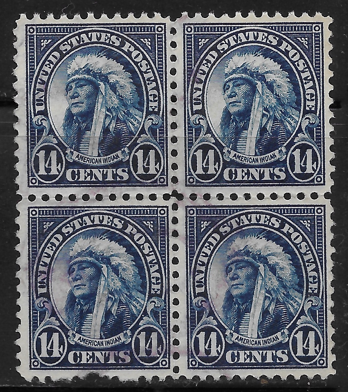 US #565 14c American Indian | United States, General Issue Stamp / HipStamp
