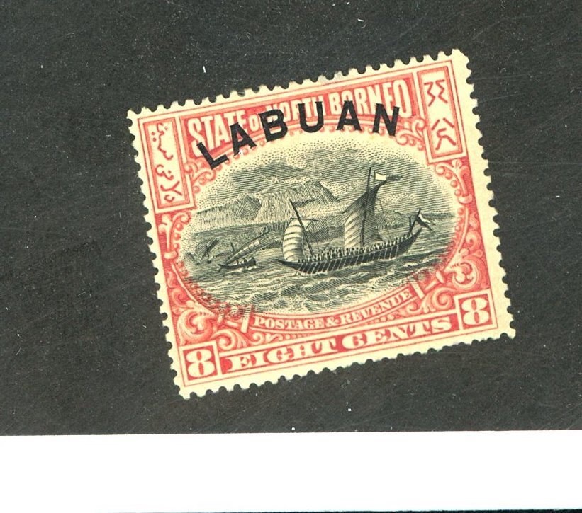 Labuan #79 Mint FVF OG Paper HR Cat $25 | Asia - Malaysia, General ...