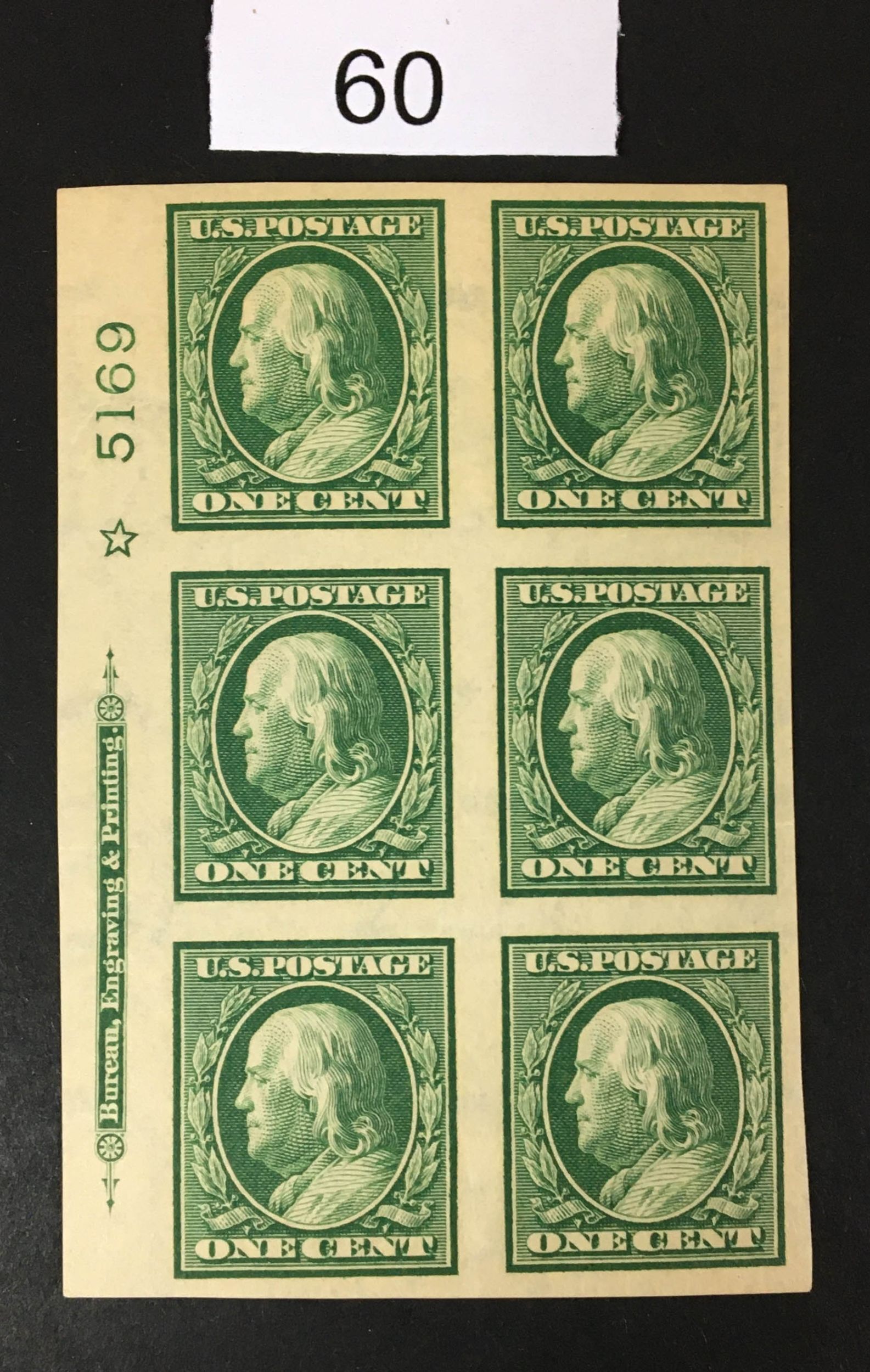 US Stamps # 343 Mint OG NH Plate Block LOT #60 | United States, General ...